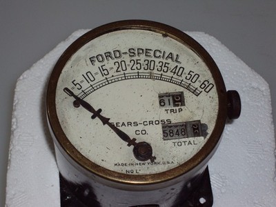 Vintage Sears-Cross Model T Ford-Special Speedometer | eBay