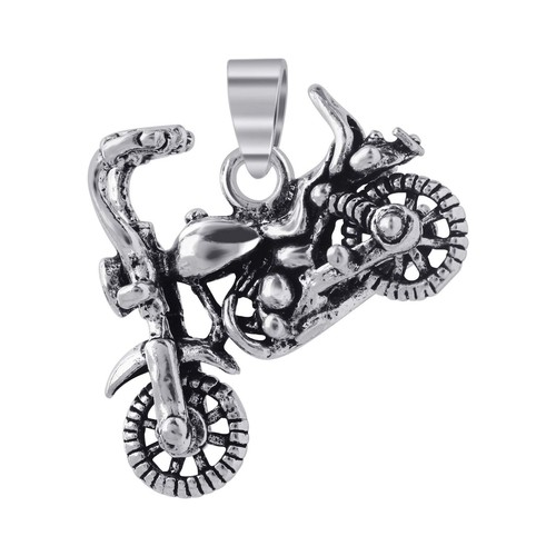 925 Sterling Silver Motorcycle Bike Charm Pendant for Women | eBay