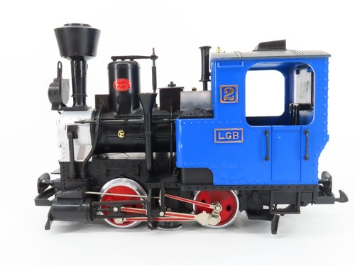 G Scale LGB Blue & Black 0-4-0T Steam Tank Locomotive #2 | eBay