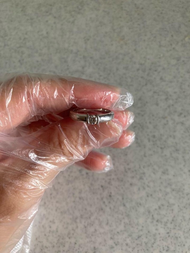 TIFFANY&Co. Ring Dots Solitaire Diamond Platinum PT950 Japan Free Shipping | eBay