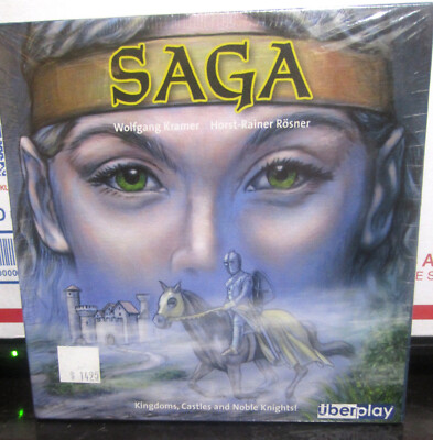 SAGA CARD GAME Factory Sealed STRATEGY KINGDOMS CASTLES KNIGHTS ...