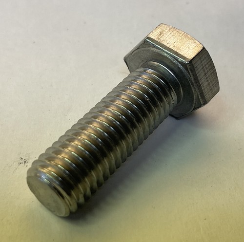 M14-2.0x40mm Stainless A2-70 Steel Coarse Thread Metric Hex Cap Screw ...