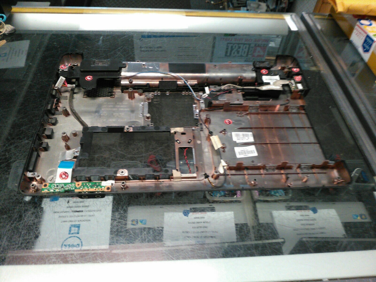 USED HP G60 Bottom 496825-001 604AH49003 WITH SPEAKERS POWER JACK USB ...