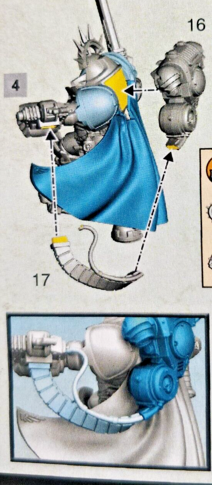 Captain Gravis Bits Left Boltstorm Gauntlet Kit Backpack Primaris 40k ...