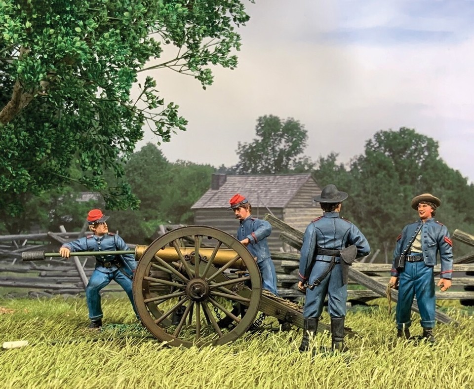 BRITAINS AMERICAN CIVIL WAR 31425 12 POUND M1841 HOWITZER & CREW | eBay