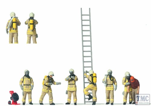 PR10774 Preiser OO/HO Scale Firemen in Breathing Apparatus (6) | eBay