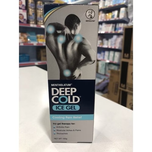 Mentholatum Deep Cold Ice Gel Therapy Cooling Pain Relief 100g | eBay ...