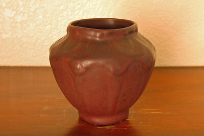 Antique Van Briggle Pottery Arts & Crafts Mini Cabinet Vase Deep ...