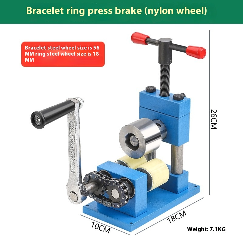 Jewelry Ring Bender Hand Crank Ring Bracelet Press Bending Machine ...