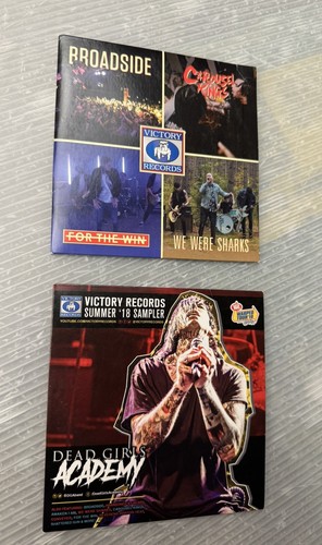 VICTORY RECORDS CD SAMPLER LOT/2 VRTOUR 2017 Broadside Summer ‘18 Dead ...