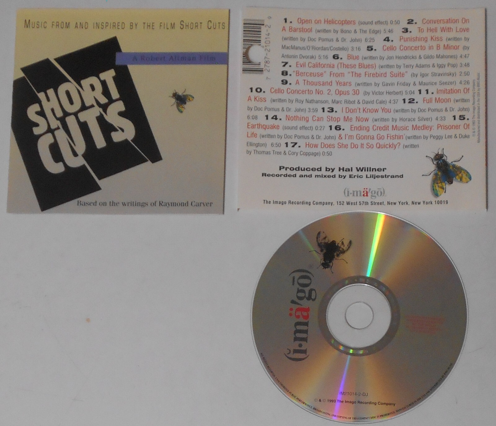 Short Cuts - U2, Dr John, Terry Adams & Iggy Pop, Peggy Lee- U.S. promo ...