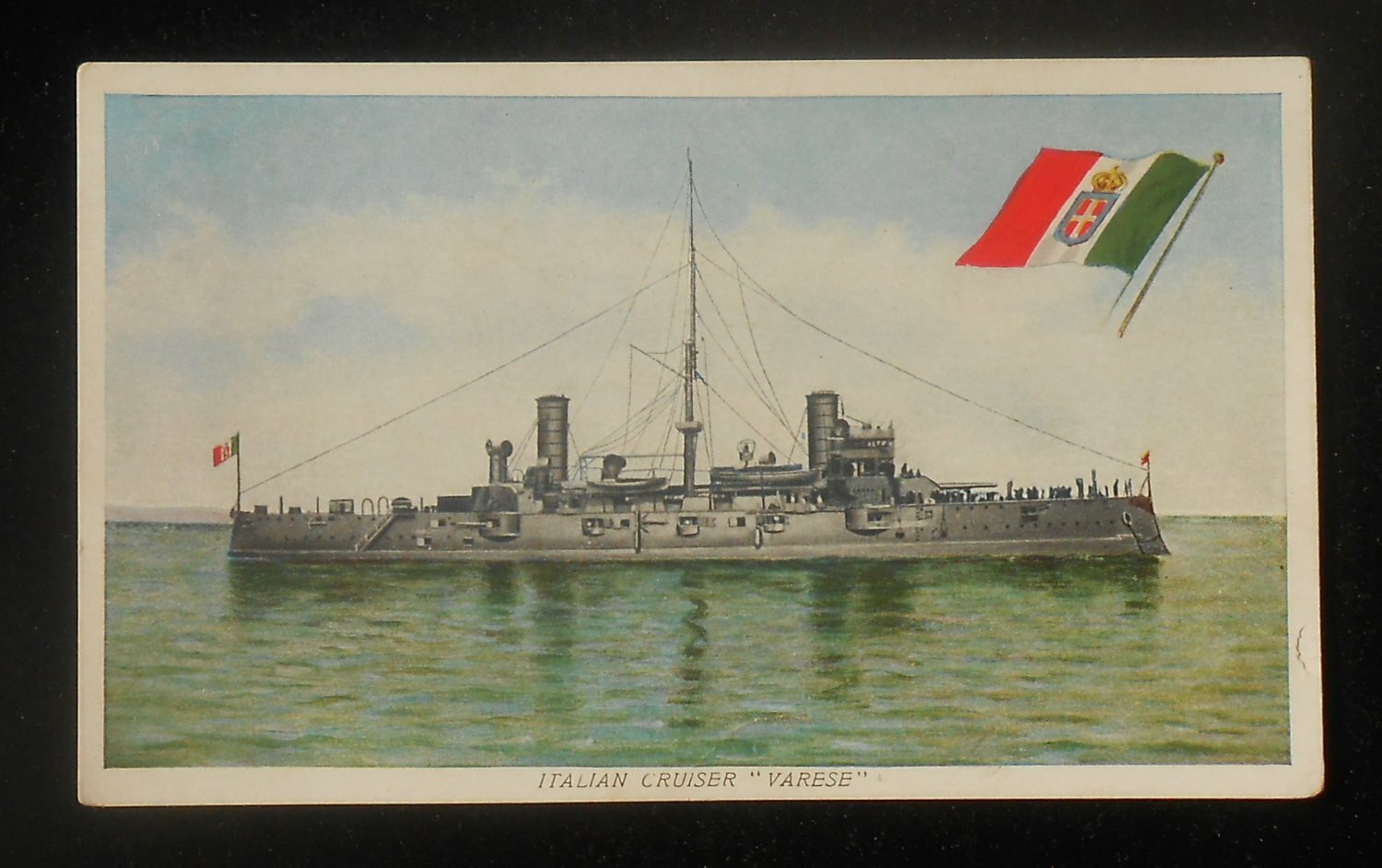 1900s The Italian Cruiser Varese Italy Navy Prudential Insurance Co ...