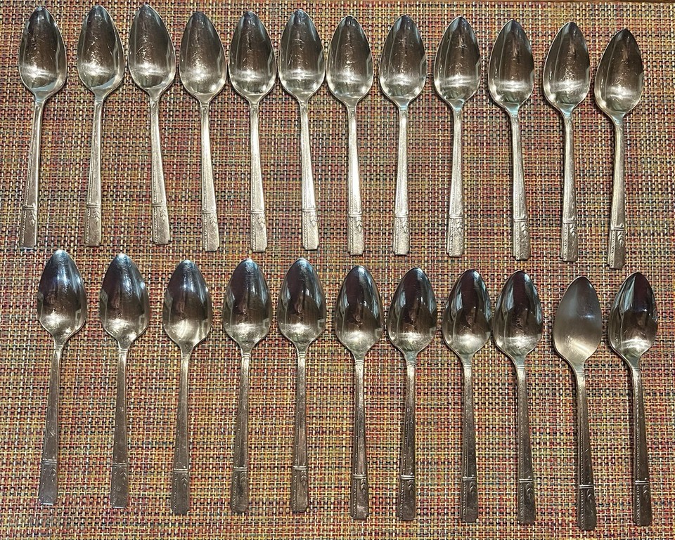 Vintage Prestige Silver Plate Grenoble Flatware Set w/Case - 87 Pcs | eBay