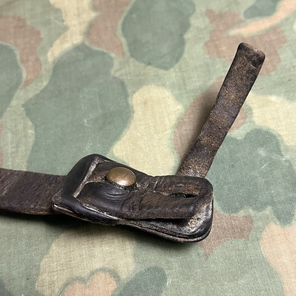 Original Yugo Yugoslavian Mauser M48 Leather Sling W/ Button And Tab ...