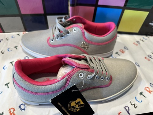 Vlado Women's Spectro 3.2 Lace Up Low Top Canvas Shoes Gray/pink 9.5 | eBay