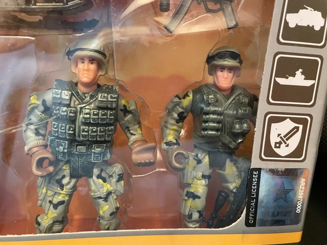 US Army Operation Recon & Rescue Helicopter Militarily Raft 4 Weapons 2 ...