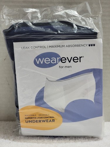 WEAREVER MAXIMUM ABSORBENCY 20 0Z INCONTINENCE WASHABLE MEN'S BRIEF ...