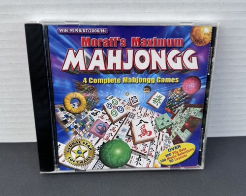 Mahjongg Moraff’s Maximum 2000 PC CD-ROM Game 4 Complete Mahjongg Games ...