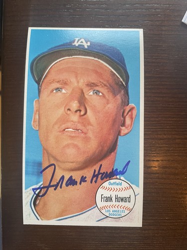 Frank Howard Autographed 1964 Giants Topps Near MINT + Los Angeles ...