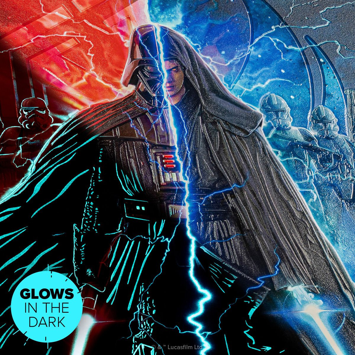 Dark Side Star Wars Paintings 3 Panels The Dark Side Multi Canvas Art