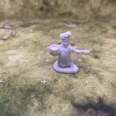Reaper Halfling Cook (Bones) Fantasy Chef Townsfolk Civilian Miniature ...