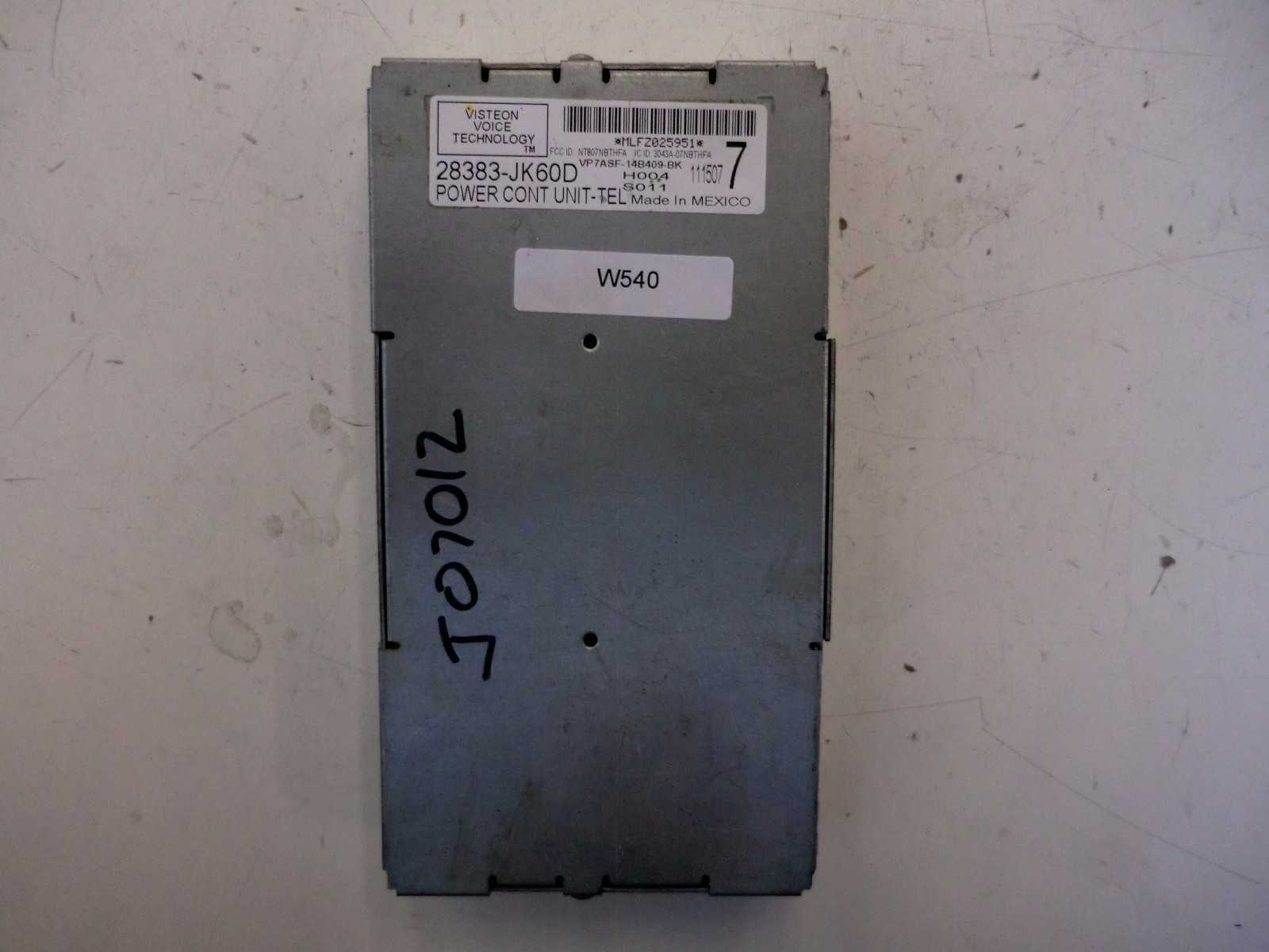 28383-JK60D | NISSAN / INFINITI OEM TELEPHONE COMMUNICATION CONTROL ...