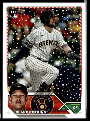 2023 Topps Holiday #H19 Blake Perkins Milwaukee Brewers Rookie | eBay