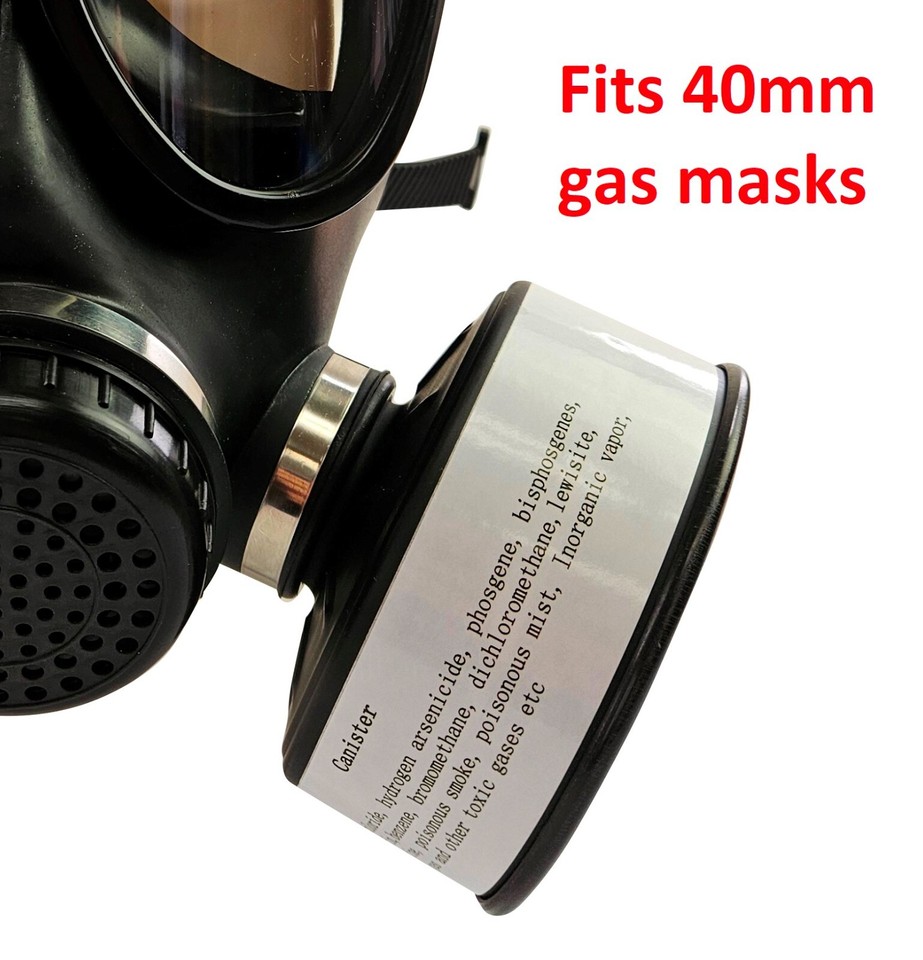 KYNG Gas Mask Filter 4-PACK 40mm NATO NBC Filter/Fits CBRN Masks / 10 ...