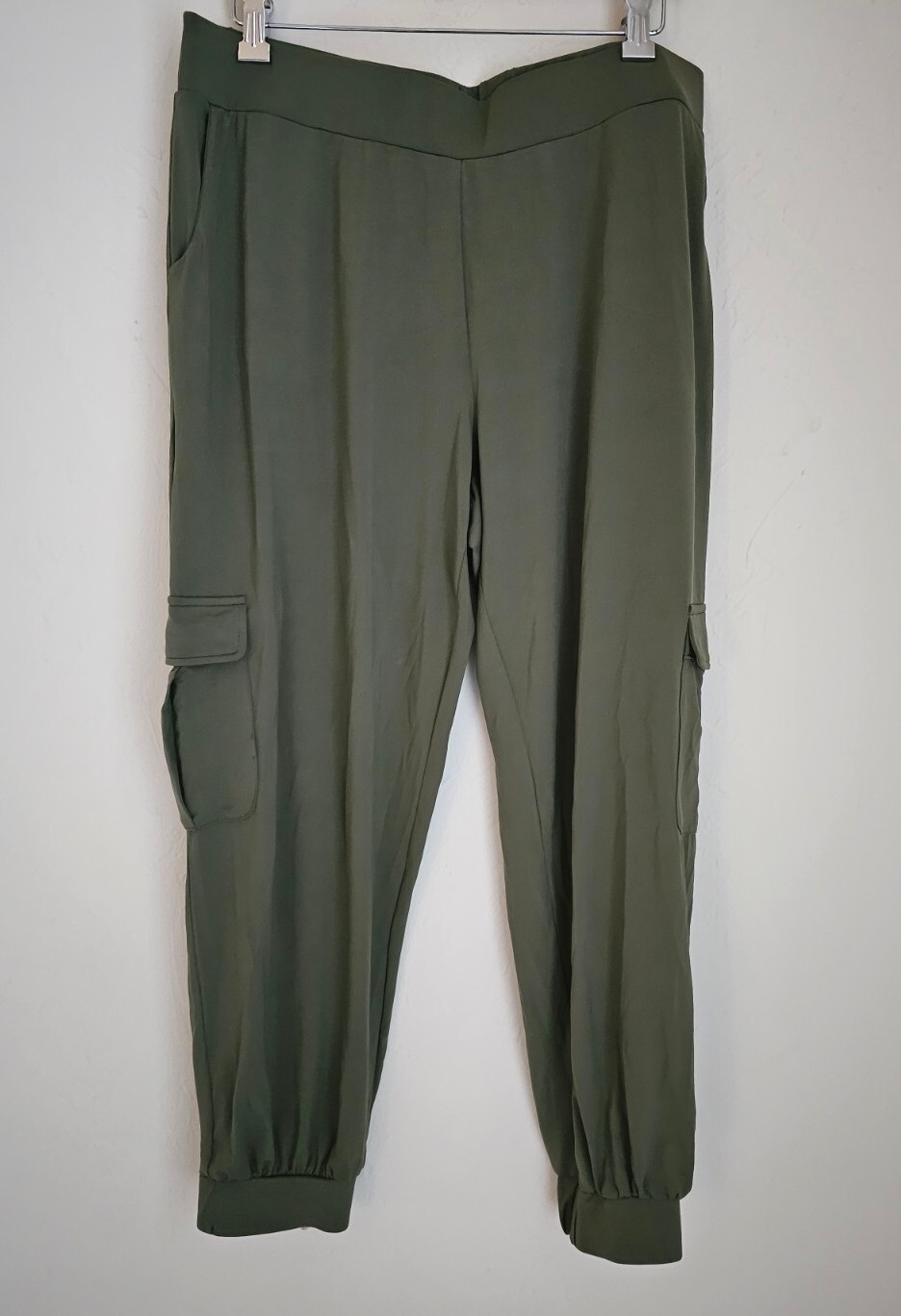 Lisa Rinna Collection Cargo Pants Dark Green Size Med… - Gem