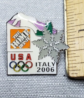 Home Depot Sponsor 2006 Turin Italy Winter Olympic Souvenir Pin H13 | eBay