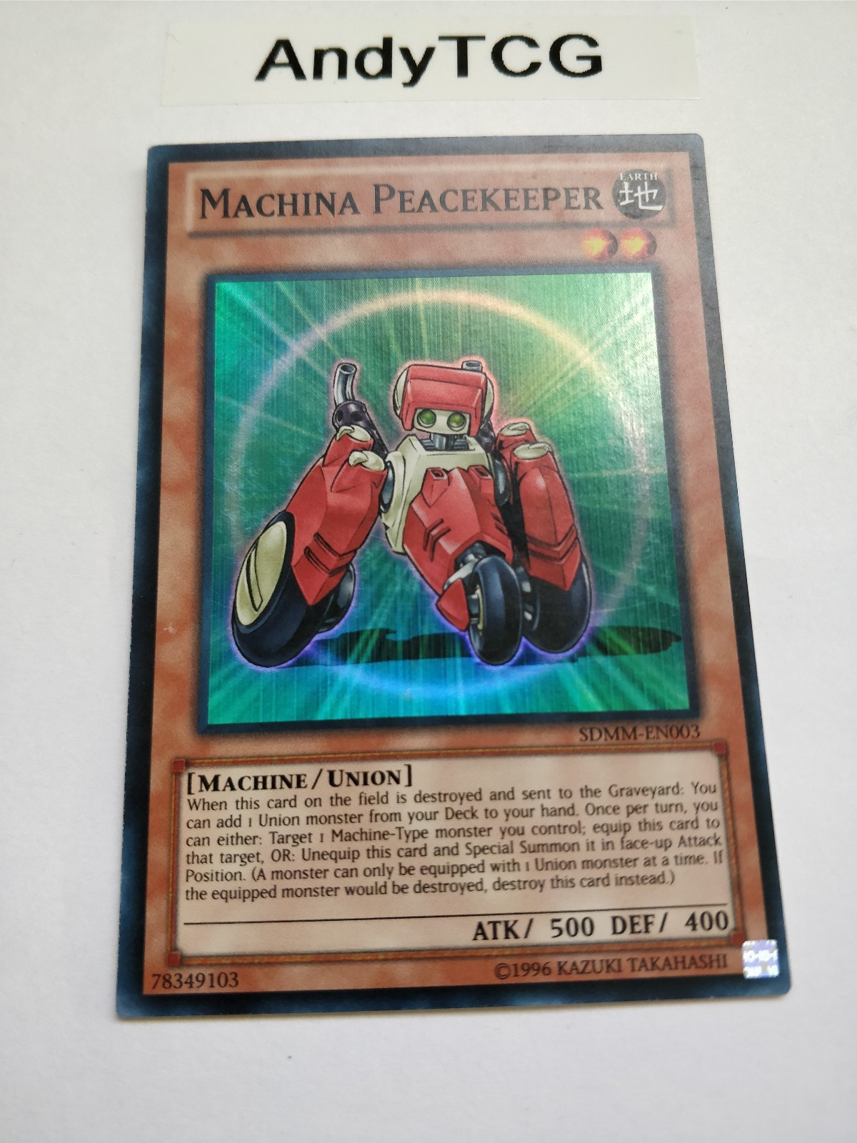 MACHINA PEACEKEEPER - UNLIMITED - SUPER RARE NM/VLP SDMM-EN003 - YUGIOH ...