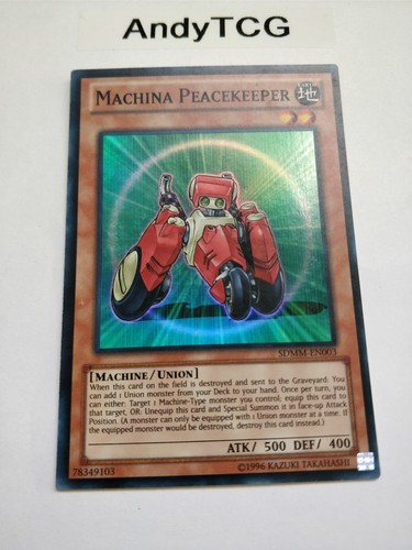 MACHINA PEACEKEEPER - UNLIMITED - SUPER RARE NM/VLP SDMM-EN003 - YUGIOH ...
