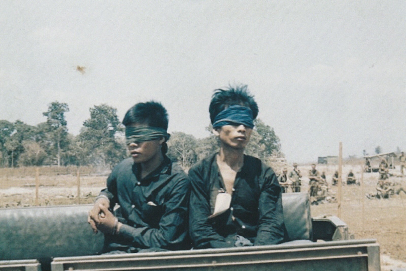 Vietnam War Photo -- Soldiers + Blind Folded VC Prisoners... | eBay
