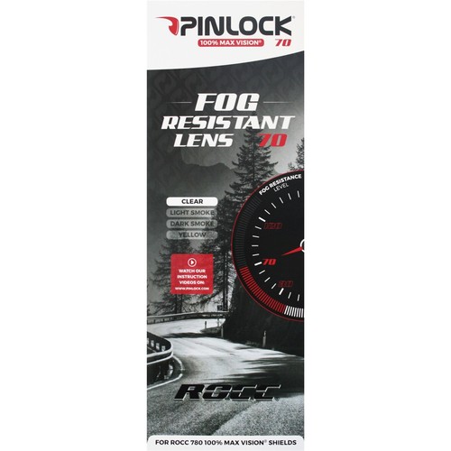 Pinlock® Shield For Rocc Motorcycle Helmet - Antifog Anti-Fog ...