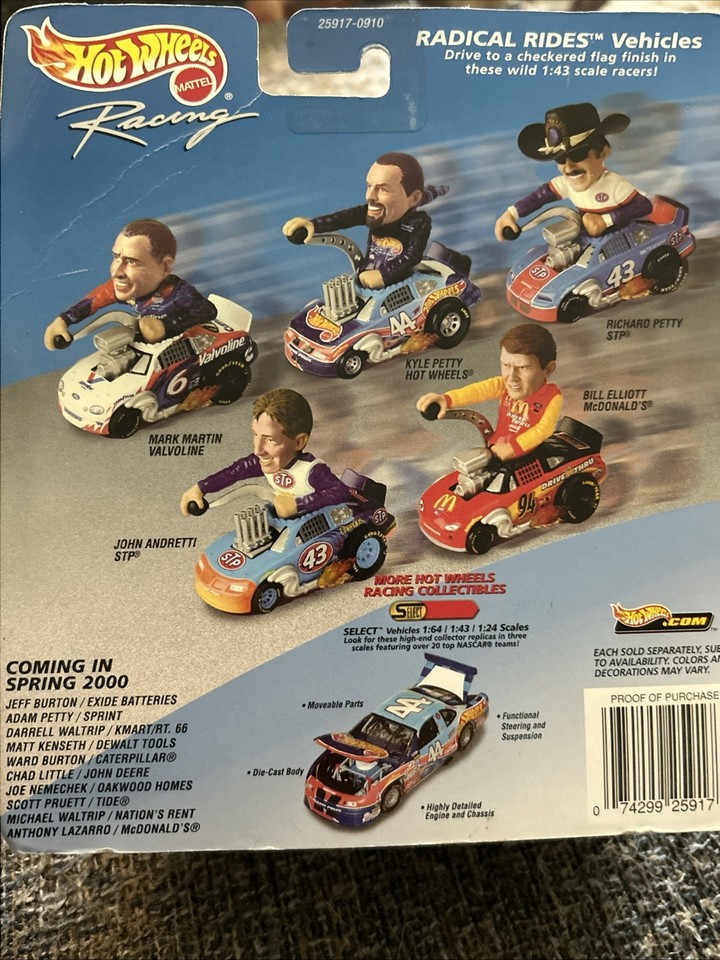 Hot Wheels Radical Rides Nascar Richard Petty #43 STP 1:43 Die-Cast ...