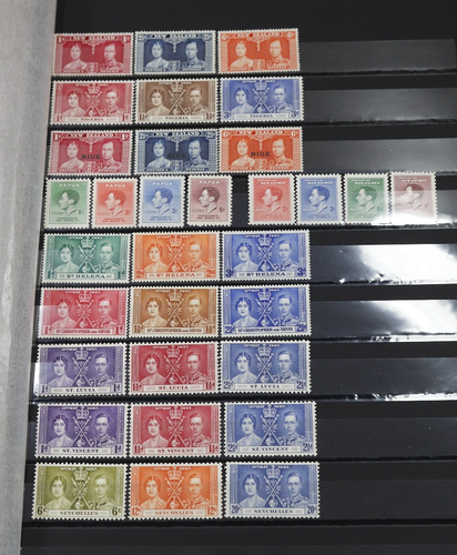 King George VI Coronation 1937 - Complete Set Of 202 Empire Stamps MLH ...