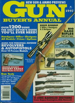 GUN BUYER'S ANNUAL 1997 S&W M625 .45ACP REMINGTON MOSSBERG BERETTA | eBay