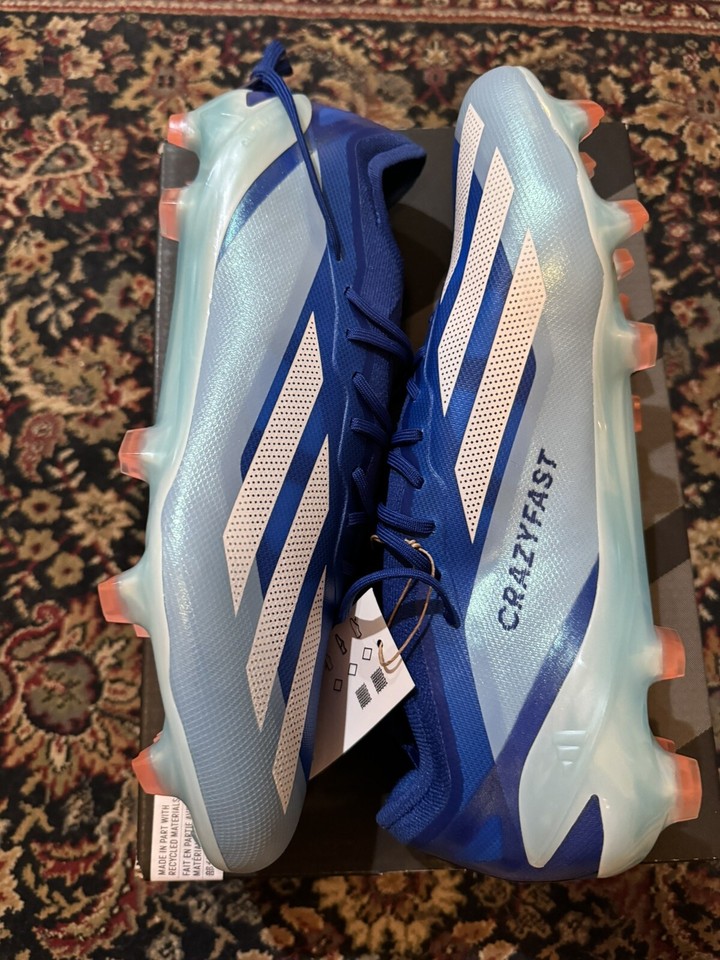 Adidas X Crazyfast.1 FG GY7416 Blue Mens Football Soccer Cleats Shoes ...