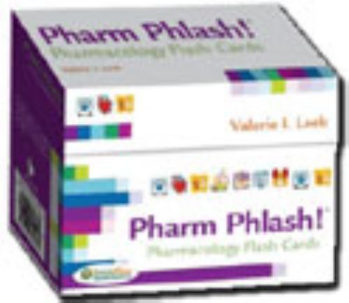 Pharm Phlash! : Pharmacology Flash Cards by Valerie I. Leek (2008 ...