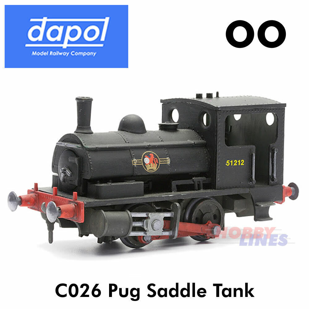 SADDLE TANK PUG 0-4-0 Loco Railway KitMaster StaticModel OO Gauge Kit ...