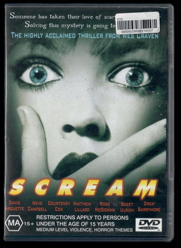 Scream (DVD, 1996) | eBay Australia
