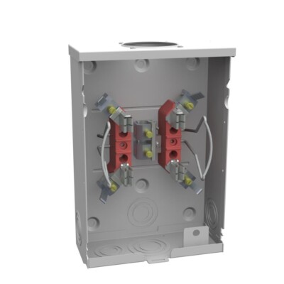 125 Amp 4-Terminal Ringless Overhead/Underground Horn Bypass Meter ...