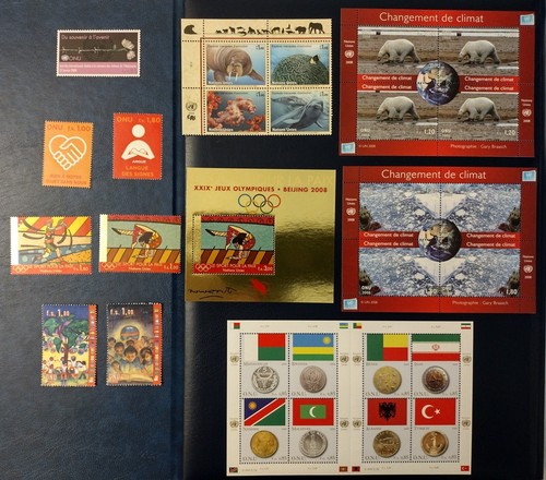 UN GENEVA 2008 Complete Year Set Scott 479-493* UNITED NATIONS MNH ...