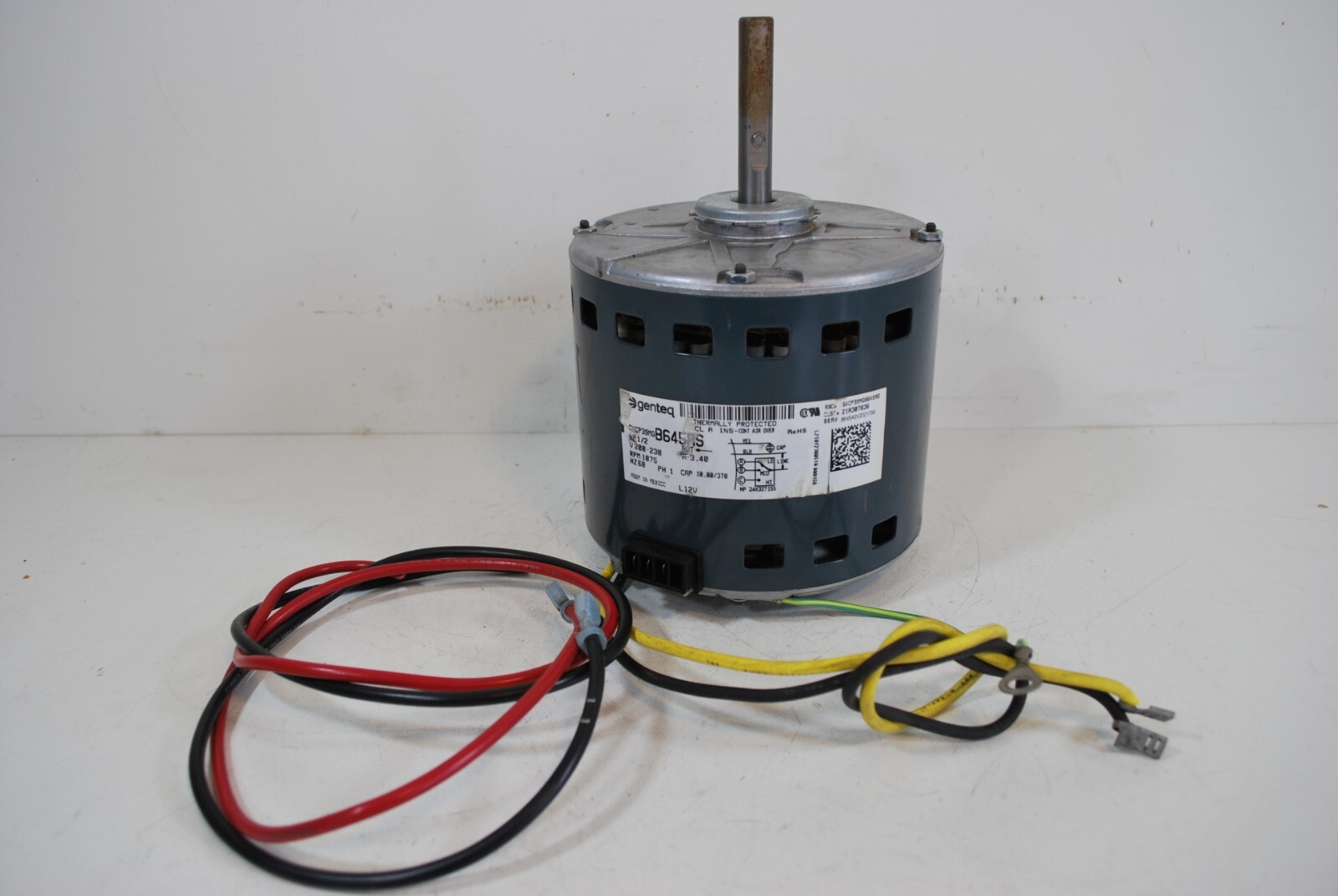 Genteq 5KCP39MG B645AS 1/2hp, 200/230V, 1075rpm Motor | eBay