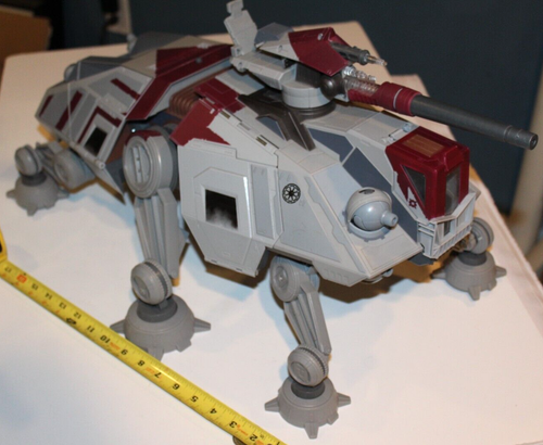 Star Wars 2008 Clone Wars AT-TE Walker Working Electronics Nice 1:18 ...