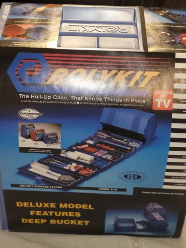 Rolykit Roll-Up Storage Case Blue Deluxe Model S-18 NEW | eBay