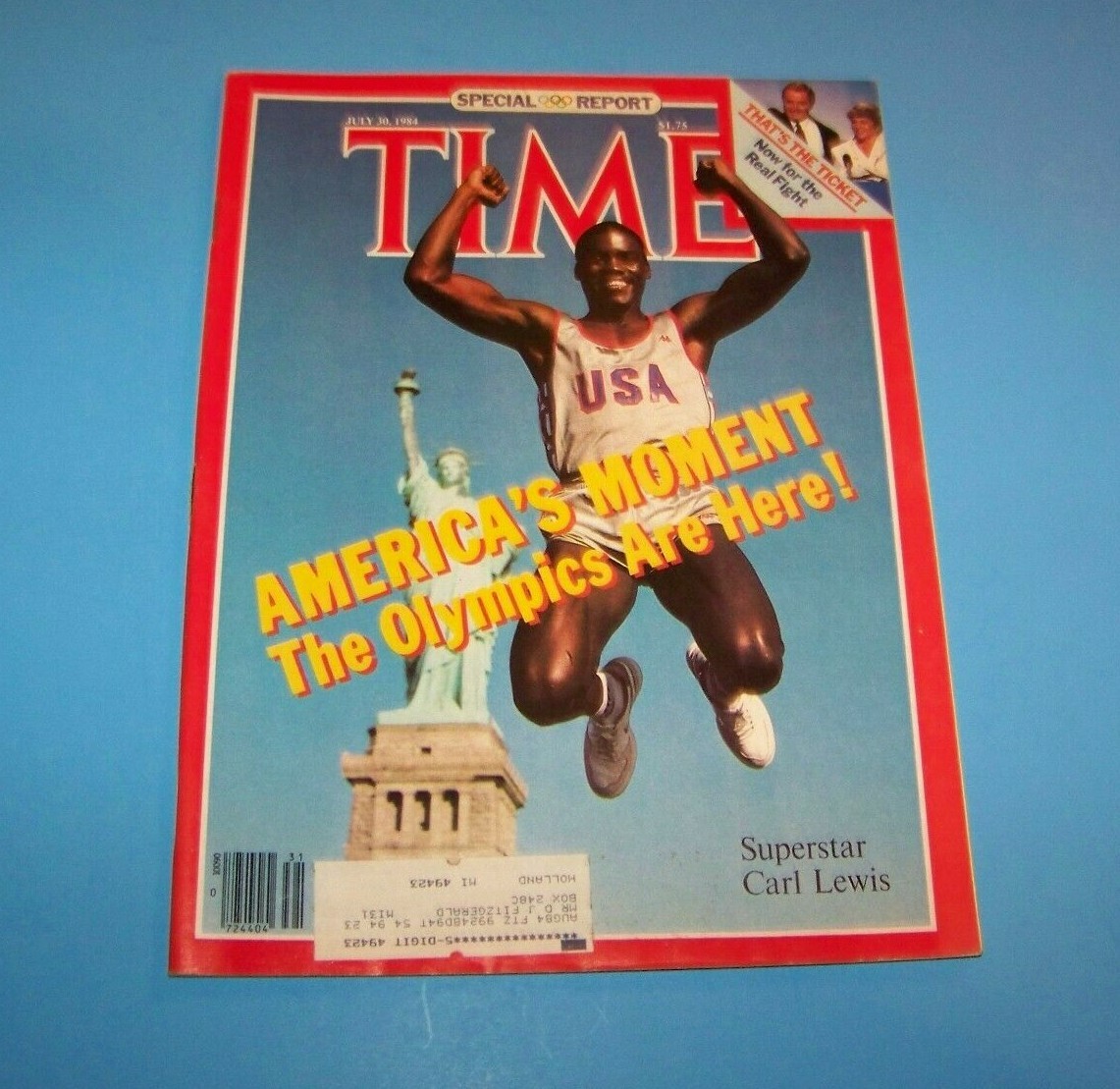 Time Magazine Olympics Carl Lewis "Special Report" Vintage 1984 | eBay