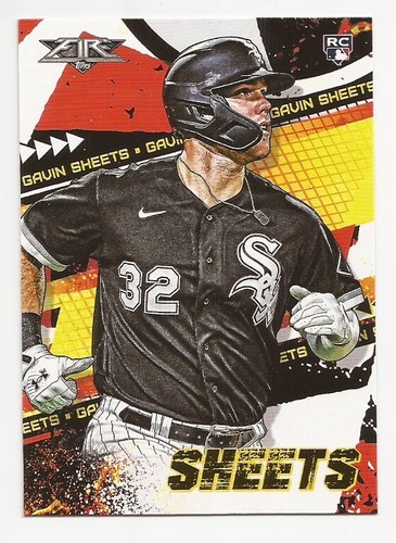 2022 TOPPS FIRE WHITE SOX GAVIN SHEETS ROOKIE CARD #77 | eBay