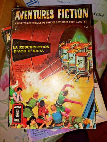 AVENTURES FICTION N° 16 1ERE SERIE PETIT FORMAT COMICS POCKET AREDIT 1 ...