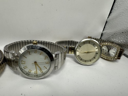 Unbranded Watches ALL METAL Gold & Silver Tone Lot Of 25 For Parts Or ...
